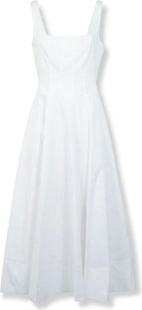 Staud Staud, Femme, Robes, Blanc, Taille: 38 FR Wells Dress