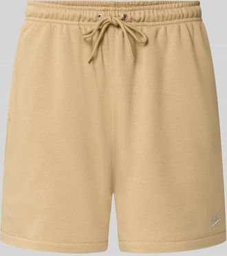 Nike Regular Fit Sweatshorts aus Baumwoll-Mix