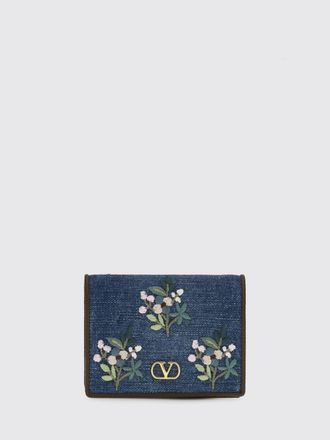 Valentino Garavani Portefeuille Femme couleur Denim