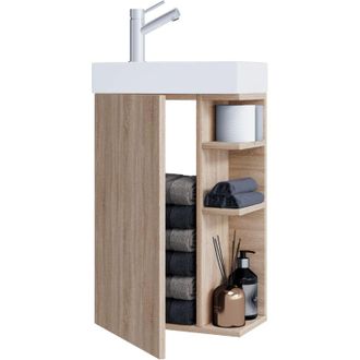 ebuy24 2-tlg Waschplatz Waschtisch Bad Lumia