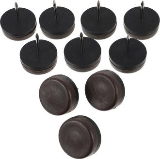 SOLUSTRE GLEAVI M&ouml;belgleiter aus Nylon mit N&auml;geln 40 St&uuml;ck rutschfeste Bodenschoner f&uuml;r Holzb&ouml;den Ger&auml;uschd&auml;mmend Geeignet f&uuml;r Tische und St&uuml;hle Feuchtigkeitsb