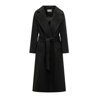 Max Mara Tempera Coat - Femme - Manteaux - Noir - Taille: 42 FR