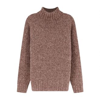 Brunello Cucinelli Kaschmir-Seiden-Rollkragenpullover - - Knitwear - Herren - Braun - XL