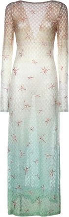 Missoni Femme, Robes, Multicolore, Taille: 36 FR Longue Robe de Plage