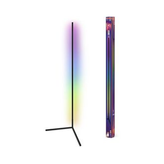 Osram Matter over Wifi Floor Corner LED Stehleuchte 1400mm, 14W, RGBW, 2700-6500K, WiFi, Fernbedienung, Schwarz, Ambientlicht