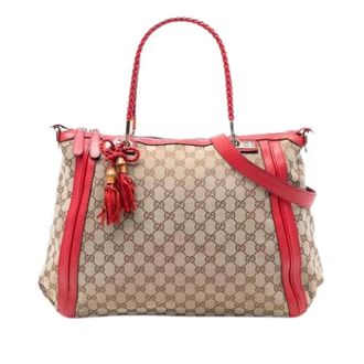 Gucci Pre-owned Bella Satchel - Femme - Pre-owned - Beige - Taille: ONE Size