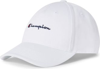 Champion Unisex Lifestyle Caps-802410 Baseballkappe, Weiß, Einheitsgröße