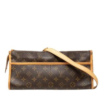 Louis Vuitton Pre-owned Popincourt Monogram Umh&auml;ngetasche - - Pre-owned - Damen - Braun - ONE SIZE