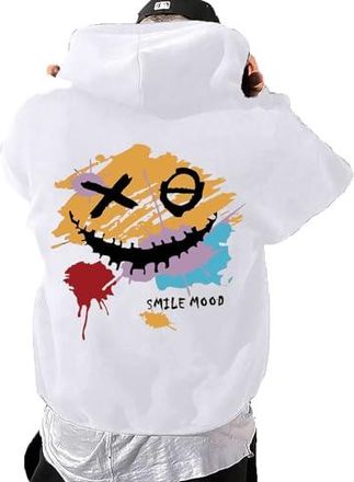 Generic Sweats &agrave; Capuche et Sweat-Shirts pour Hommes pour Un Usage Quotidien, Style d&eacute;contract&eacute;, Coupe Ample, pour lautomne et lhiver, Mode Tendance, Tissu Co