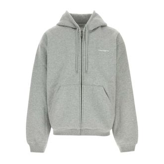 Carhartt Work in Progress Hooded Ebbert Jacket - - Sweatshirts & Hoodies - Herren - Grau - XL