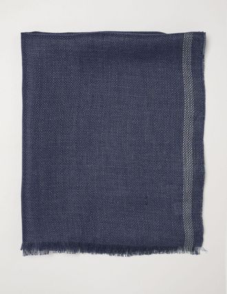 Brunello Cucinelli Schal Herren Farbe Blau