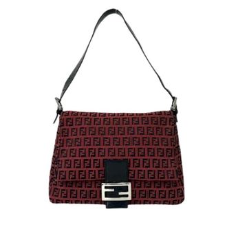 Fendi Pre-owned Mamma Baguette Canvas Leather Shoulder Bag - - Pre-owned - Damen - Rot - ONE SIZE