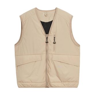 Soulland Utility Weste aus Polyester Ripstop Stoff - - Jackets - Herren - Beige - S/M