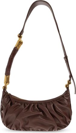 Balmain Femme, Sacs, Brun, Taille: ONE Size Ebene Hobo Bag