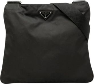 Prada Sac bandouli&egrave;re en nylon Pre-owned - Femme - Pre-owned - Noir - Taille: ONE Size