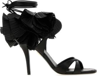 Ferragamo Femme, Chaussures, Noir, Taille: 38 1/2 EU Estrella 95 Sandal