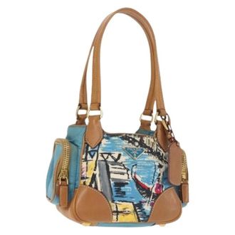 Prada Sac &agrave; main Pre-owned - Femme - Pre-owned - Bleu - Taille: ONE Size
