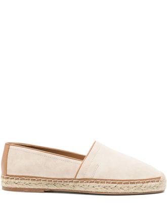 Brunello Cucinelli espadrilles en daim - Tons neutres