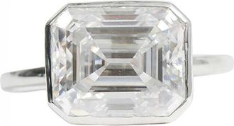 Alan Crocetti Moissanite Blade Ring L