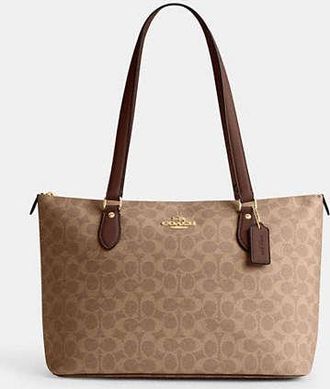 Coach Gallery Tote aus Signature-Canvas