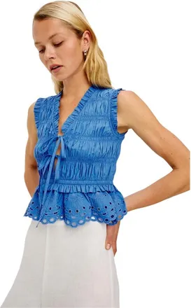 Rails Femme, Tops, Bleu, Taille: 40 FR La Martine Blouse