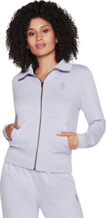 Skechers Sweatshirt f&uuml;r Damen, Regul&auml;r, Lang&auml;rmlig (Hellrosa)