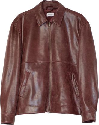 Soulland Murphy Lederjacke - - Jackets - Herren - Braun - XS/S