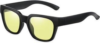 Generic Lunettes De Soleil De Sport Polaris&eacute;es &Agrave; La, For Hommes Et Femmes, Cadre Carr&eacute;, Photo, &Eacute;quitation En Plein Air(Yellow)