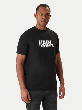 Karl Lagerfeld T-Shirt 755780 561235 Schwarz Regular Fit