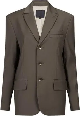 Tibi Blazer droit uni