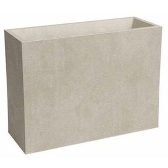 Artevasi Jardiniere haute - SYDNEY - Plastique - Creme - 80 cm - 50 L - Dimensions: 79.5x295x68 cm