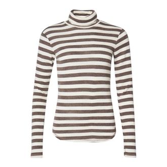 Lind Col roul&eacute; Sonia - Femme - Pulls - Brun - Taille: 46 FR