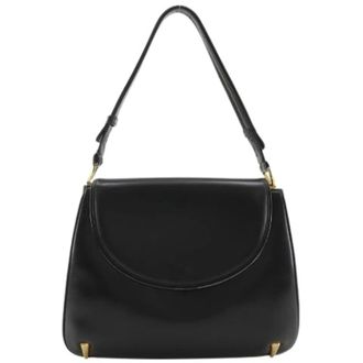 Gucci Sac port&eacute; &eacute;paule en cuir de veau Pre-owned - Femme - Pre-owned - Noir - Taille: ONE Size