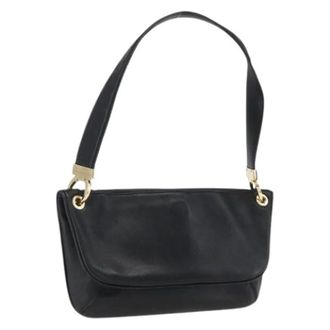 Ferragamo Sac bandouli&egrave;re en cuir Pre-owned - Femme - Pre-owned - Noir - Taille: ONE Size