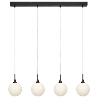 Markslöjd Markslojd - quattro - 4 Lichtleiste Deckenpendelleuchte Schwarz, G9