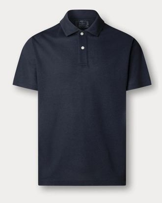 Hackett Leichtes Travel-Poloshirt aus Lyocell und Baumwolle, Classic Fit in