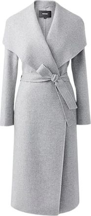 Mackage Femme, Manteaux, Gris, Taille: 40 FR Mai-Cn Long Wrap Coat