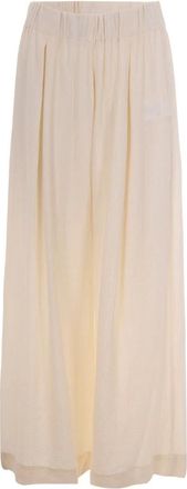 Sessun Femme, Pantalons, Beige, Taille: 38 FR Wide Pantalons