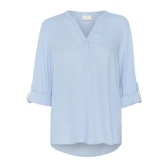 Kaffe KAmilia Blouse - - Blouses & Shirts - Damen - Blau - XS