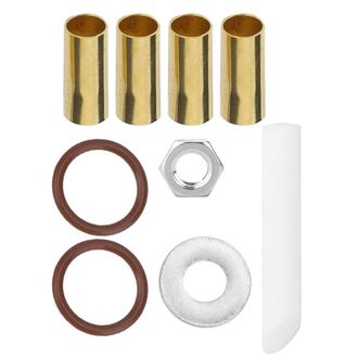 Filfeel 9-teiliges Twin-Cam-Endwellen-Set, Kipphebelwellen-Sicherungen aus Metall, mit 4 Konischen Messingbuchsen, 2 O-Ringen, Unterlegscheiben und Muttern, Z