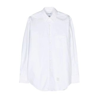 Thom Browne Homme, Chemises, Blanc, Taille: M Chemise Boutonn&eacute;e