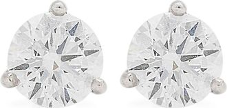 Loyal.e Paris 18kt Pur.e Wei&szlig;goldohrstecker - Silber