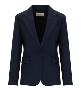 Weekend by Max Mara BLAZER LAMINE BLEU MAX MARA WEEKEND