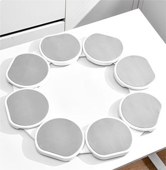 Generic Lazy Susans Drehteller, Erweiterbares Drehbares Aufbewahrungsregal for Den Schreibtisch, Hitzebest&auml;ndiges, Wiederverwendbares, Rotierendes Lebensmitte