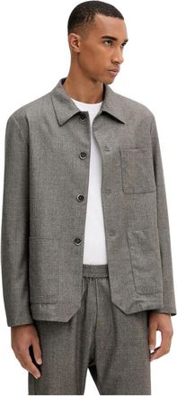 Barena Overshirt Visal - - Jackets - Herren - Grau - M