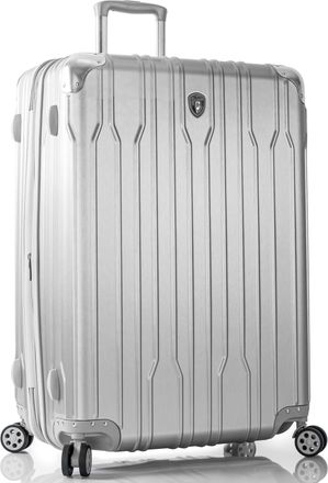 Heys Hartschalen-Trolley HEYS Xtrak, in verschiedenen Farben und Gr&ouml;&szlig;en, Gr. B/H/T: 53cm x 76cm x 30cm 127 l, silber, Polycarbonat-Verbundwerkstoff, festli