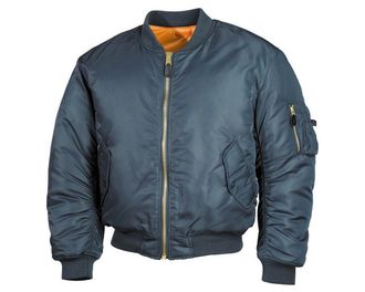 MFH Outdoorjacke US Pilotenjacke MA1, alphablau