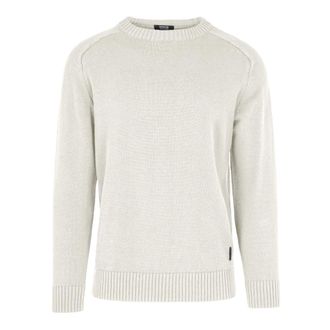 Bomboogie Homme, Pulls, Blanc, Taille: M Pull Ras du Cou en Coton et Nylon