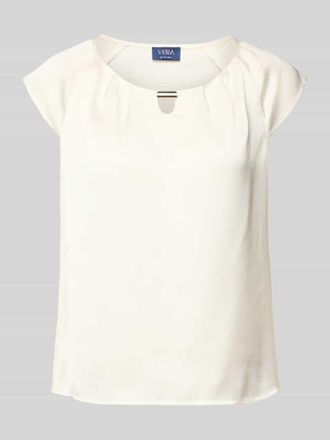 Vera Mont T-Shirt aus Satin mit Rundhalsausschnitt
