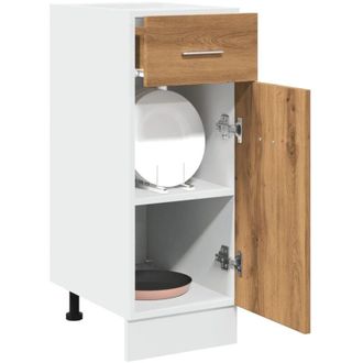 vidaXL Schubunterschrank Artisan-Eiche 30x46x81,5 cm Holzwerkstoff - Vidaxl
